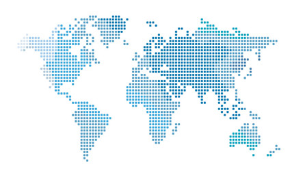 Flat world map infographic Royalty Free Vector Image