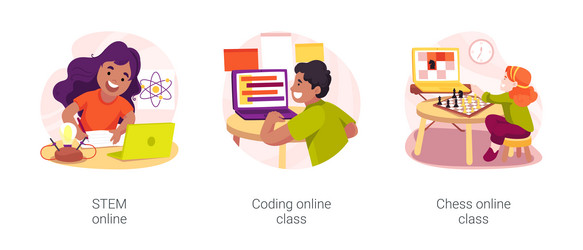 Kids Learning Cartoon Vector Images (over 100,000)