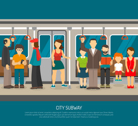 Subway Crowd Vector Images (over 360)