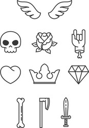 Simple Tattoo Vector Images (over 29,000)