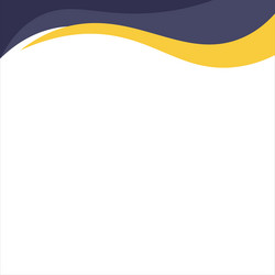 Header waves blue and yellow Royalty Free Vector Image