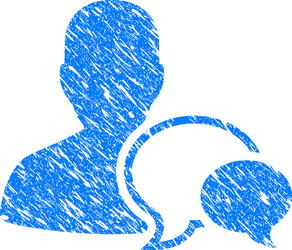 Forum moderator rounded icon Royalty Free Vector Image