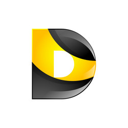 Yellow Letter D