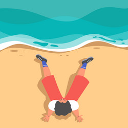 Top view man sitting Vector Images & Graphics for Commercial Use ...