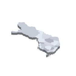Finland political map of administrative divisions Vector Image