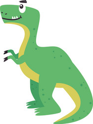 Blue trex dinosaur Royalty Free Vector Image - VectorStock