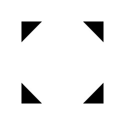 Simple scan frame icon Royalty Free Vector Image