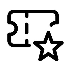 Great offers available on star voucher Royalty Free Vector