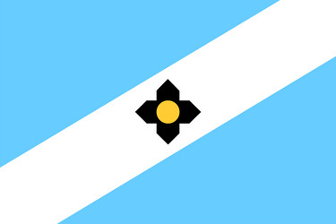 City of tallahassee flag isolated Royalty Free Vector Image