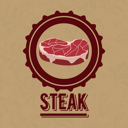 Steak house design Royalty Free Vector Image - VectorStock