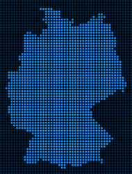 Germany Pixel Map Vector Images (over 170)