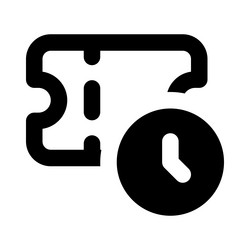 Voucher accessibility for limited time period Vector Image