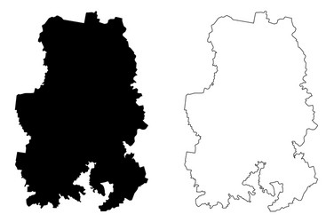 Udmurtia map Royalty Free Vector Image - VectorStock