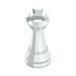 Chess rook Royalty Free Vector Image - VectorStock
