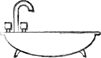 Bath symbol isolated Royalty Free Vector Image