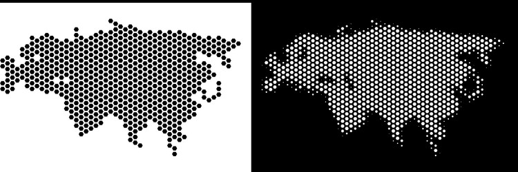 Hex Tile Europe Map Vector Images (over 110)