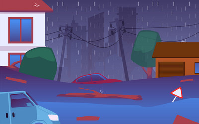 Flash Flood Animation