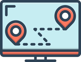 Route Royalty Free Vector Image - VectorStock