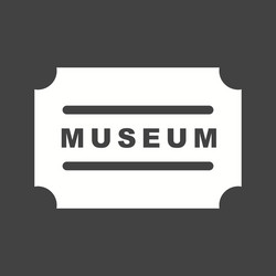 Museum tag Royalty Free Vector Image - VectorStock