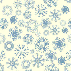 Falling snow vertical frame seamless pattern Vector Image