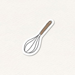 Doodle whisk design resource Royalty Free Vector Image