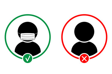 No Entry Without Face Mask Vector Images (over 170)