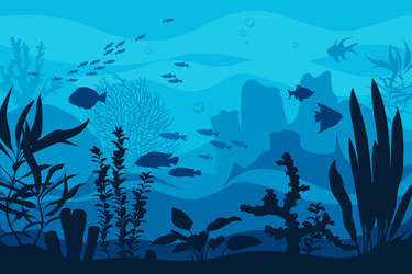 Deep Sea Fish Silhouette Vector Images (over 3,300)