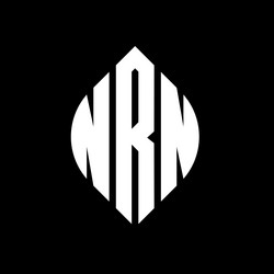 Nrn logo letter design Royalty Free Vector Image