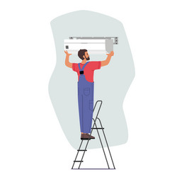 Air Conditioner Repair Man Cartoon Vector Images (over 280)