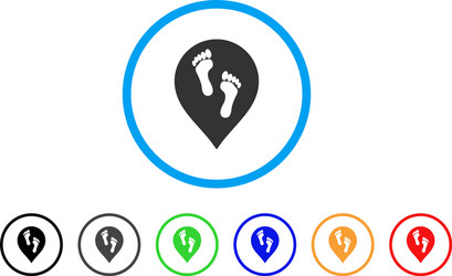 Foot Steps on a Map Vector Images (over 150)