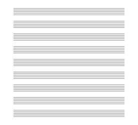 Music blank note stave blank classical Royalty Free Vector