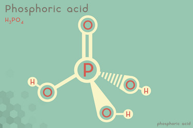 Infographic molecule peroxydisulfuric ac Vector Image
