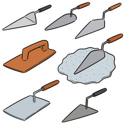 Mason with trowel Royalty Free Vector Image - VectorStock