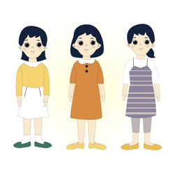 Three Kids Talking Vector Images (44)