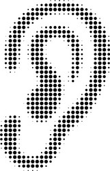 Halftone dots forms Royalty Free Vector Image - VectorStock