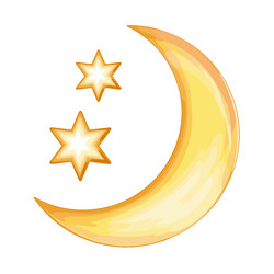 Moon sleep logo icon design Royalty Free Vector Image
