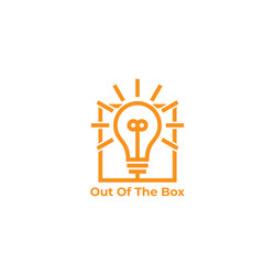 Think out box symbol Royalty Free Vector Image