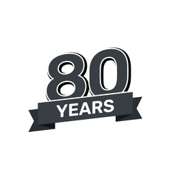 Happy 80th Birthday Vector Images (over 2,200)