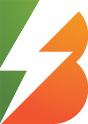 B Lightning Logo Vector Images (over 240)