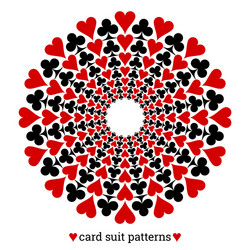 Club card suit pattern Royalty Free Vector Image