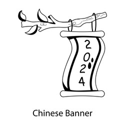 Chinese banner Royalty Free Vector Image - VectorStock
