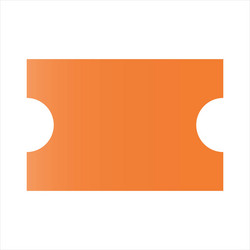 Modern coupon shape icon Royalty Free Vector Image