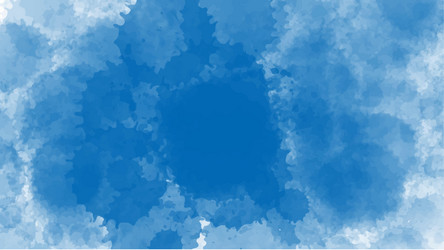 Blue watercolor background for your design Vector Image