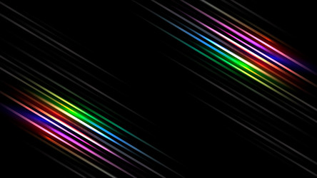 Red neon light line on black background Royalty Free Vector