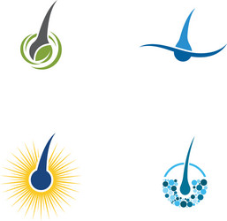 Hair treatments icon Royalty Free Vector Image