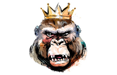 Angry Ape Vector Images (over 2,600)