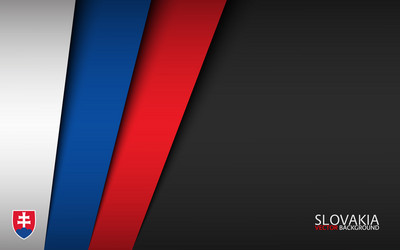 Background with slovak colors Royalty Free Vector Image