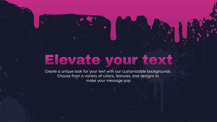 Template of poster for website Royalty Free Vector Image