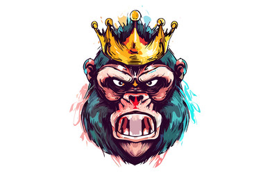 Angry Ape Vector Images (over 2,600)