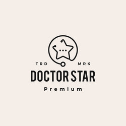 Doctor stars logo icon Royalty Free Vector Image